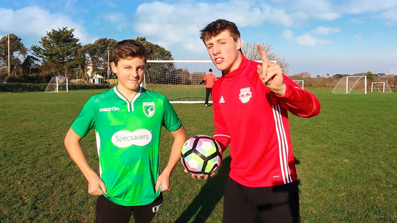 BACKFLIP FOOTBALL CHALLENGE vs MY BRO - YouTube