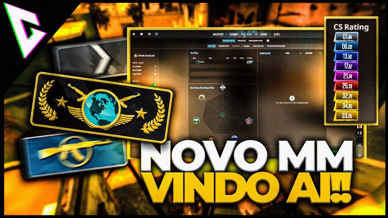 GRANDES MUDANÇAS VINDO PARA O MM NO CS2! (SEASONS, RANKING MUNDIAL E ...