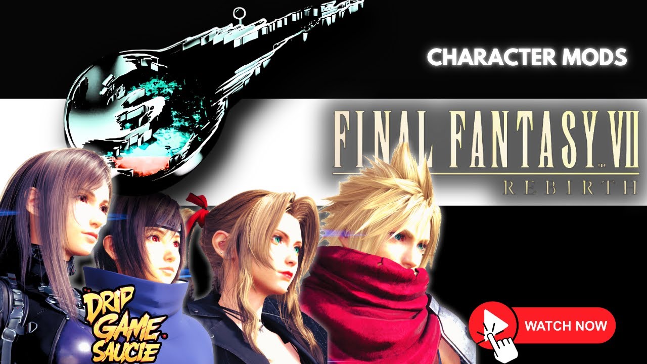 Final Fantasy VII Rebirth 🔴 CHARACTER mods - YouTube