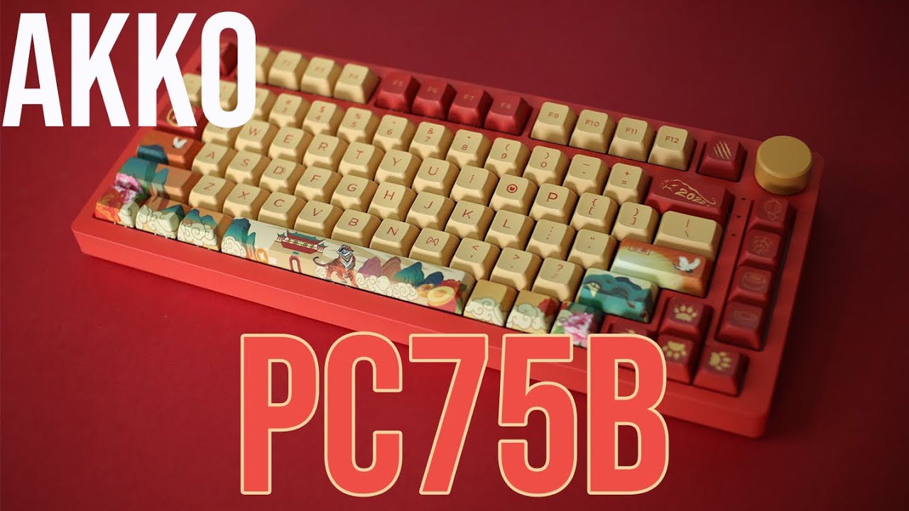 AKKO PC75B Unboxing and Overview || Akko Wine Red - YouTube