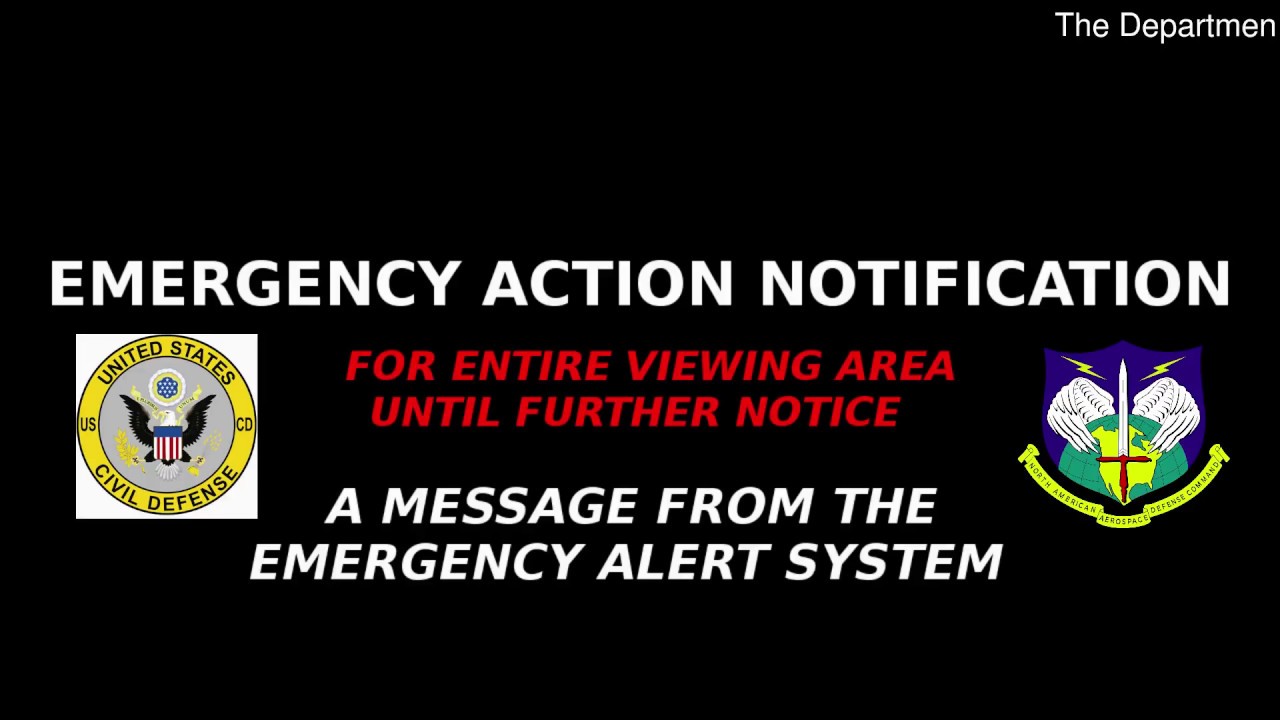 Nuclear Bomb Missle Attack EAS EAN N Korea Warning Broadcast - YouTube