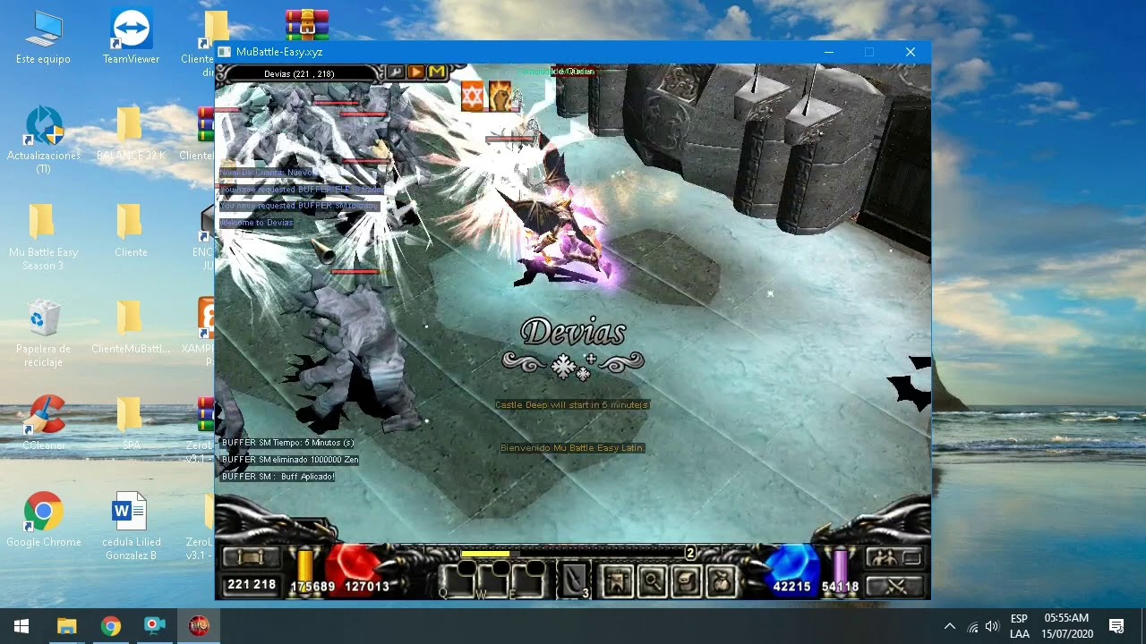 Mu Battle Easy Latino 2020 - YouTube