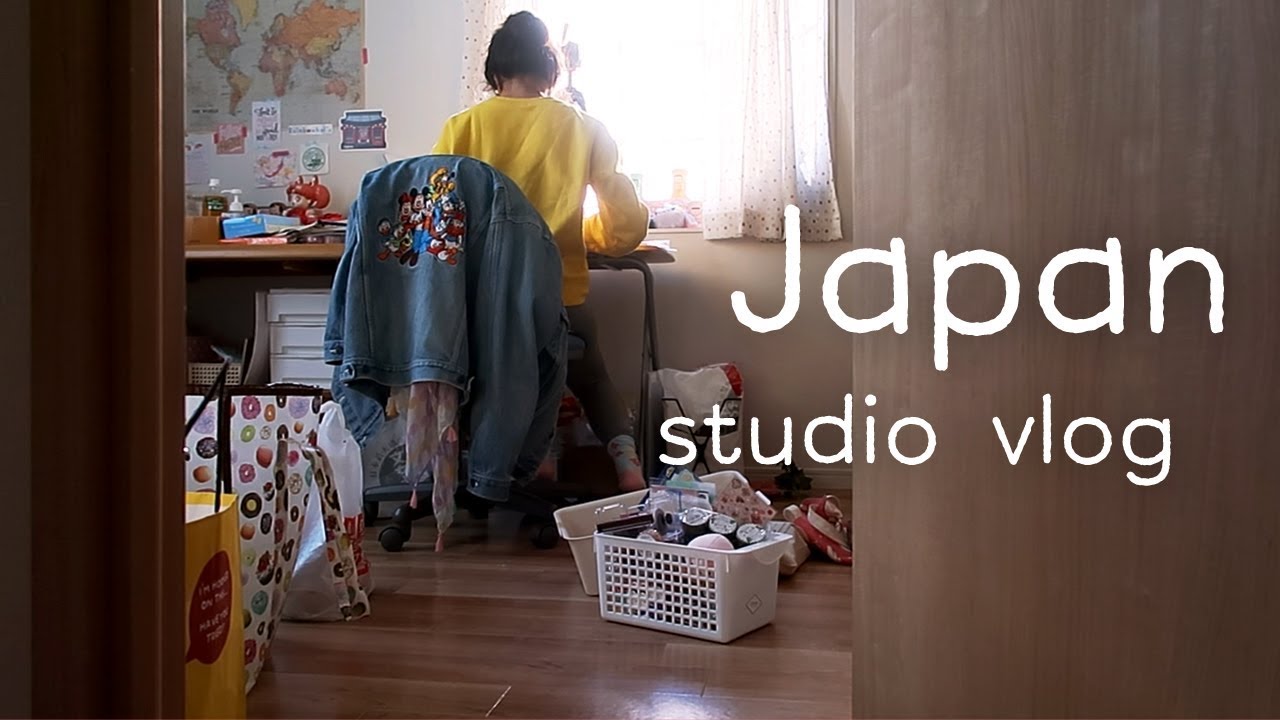 First work days at my studio in Japan | Rainbowholic - YouTube