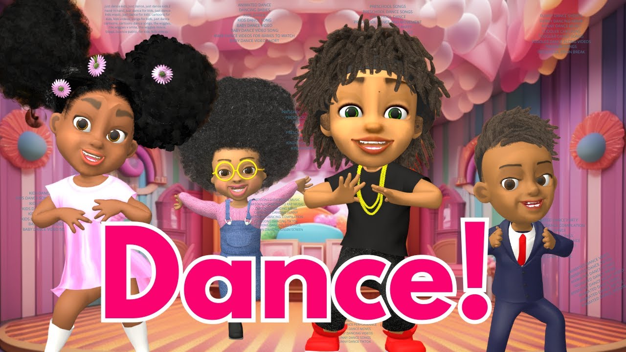 Kindergarten Dance Songs | Animated Kids Dancing | Dancing Cartoons ...