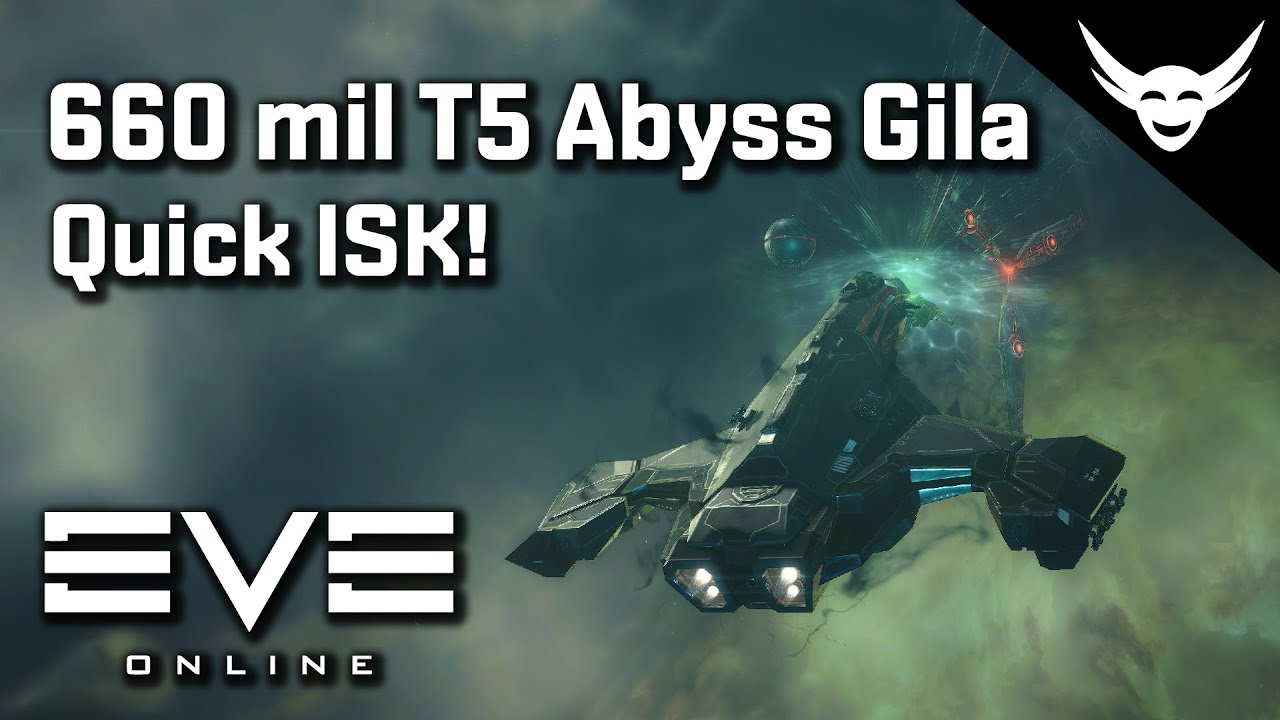 EVE Online - Budget T5 Abyss Gila (660mil fit) - YouTube