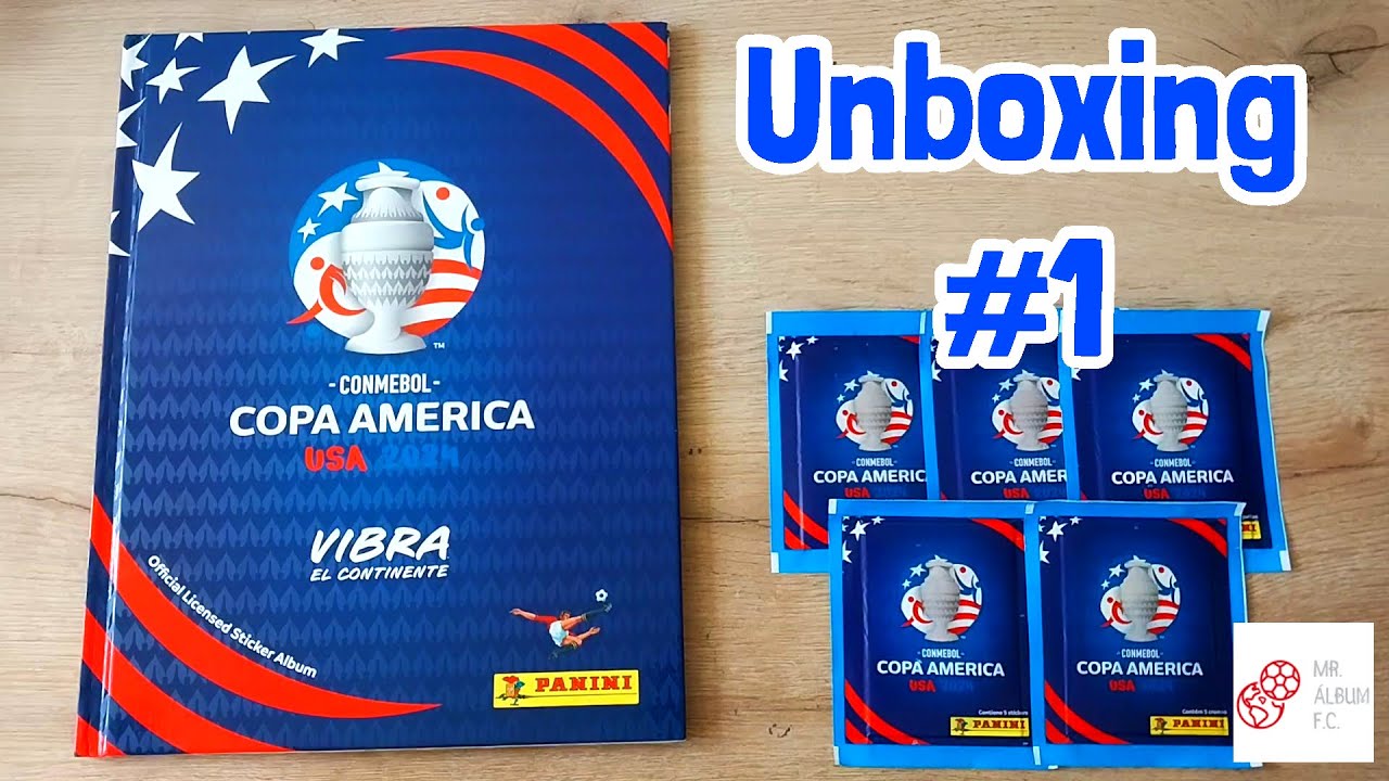 Unboxing #1 // Stickers Copa América "USA 2024" - PANINI - YouTube