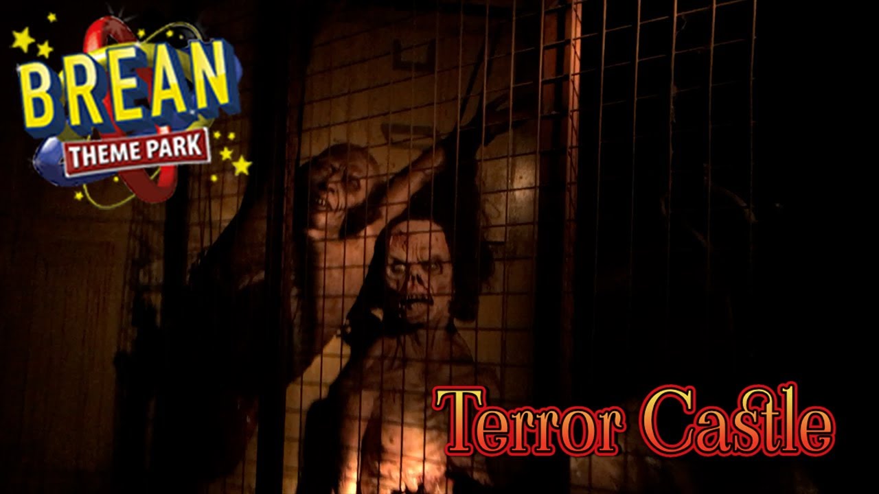 Terror Castle Ghost Train Full HD POV Dark Ride - Brean Theme Park ...