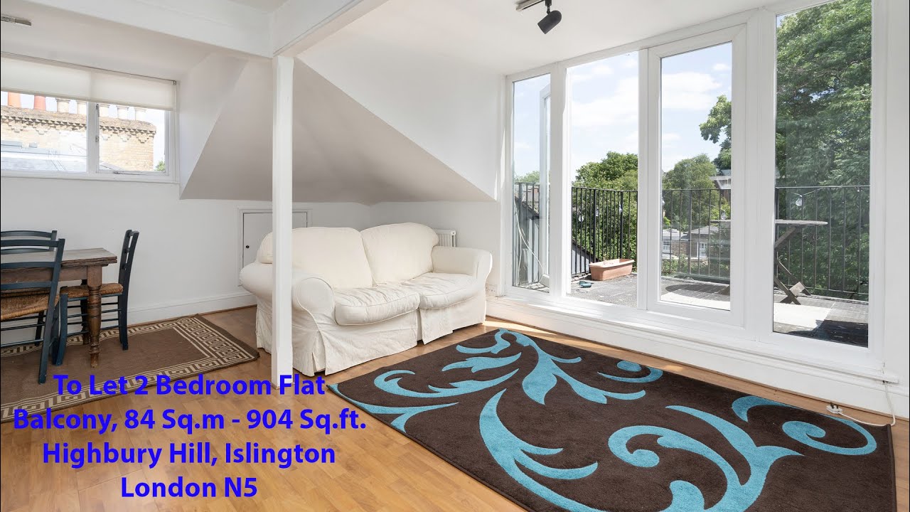 To Let 2 Bedroom Flat with Balcony Highbury Hill Islington N5, Video ...