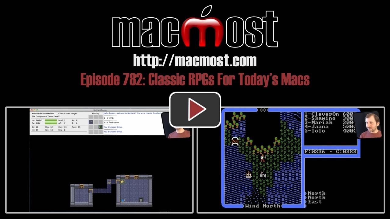 Classic RPGs For Today's Macs (MacMost Now 782) - YouTube