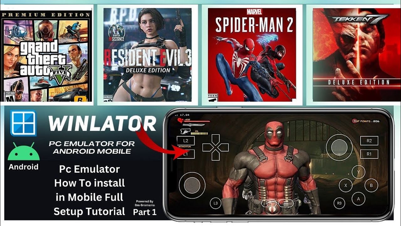 Winlator Emulator For Mobile Full Setup Installations In Minimum 4GB ...