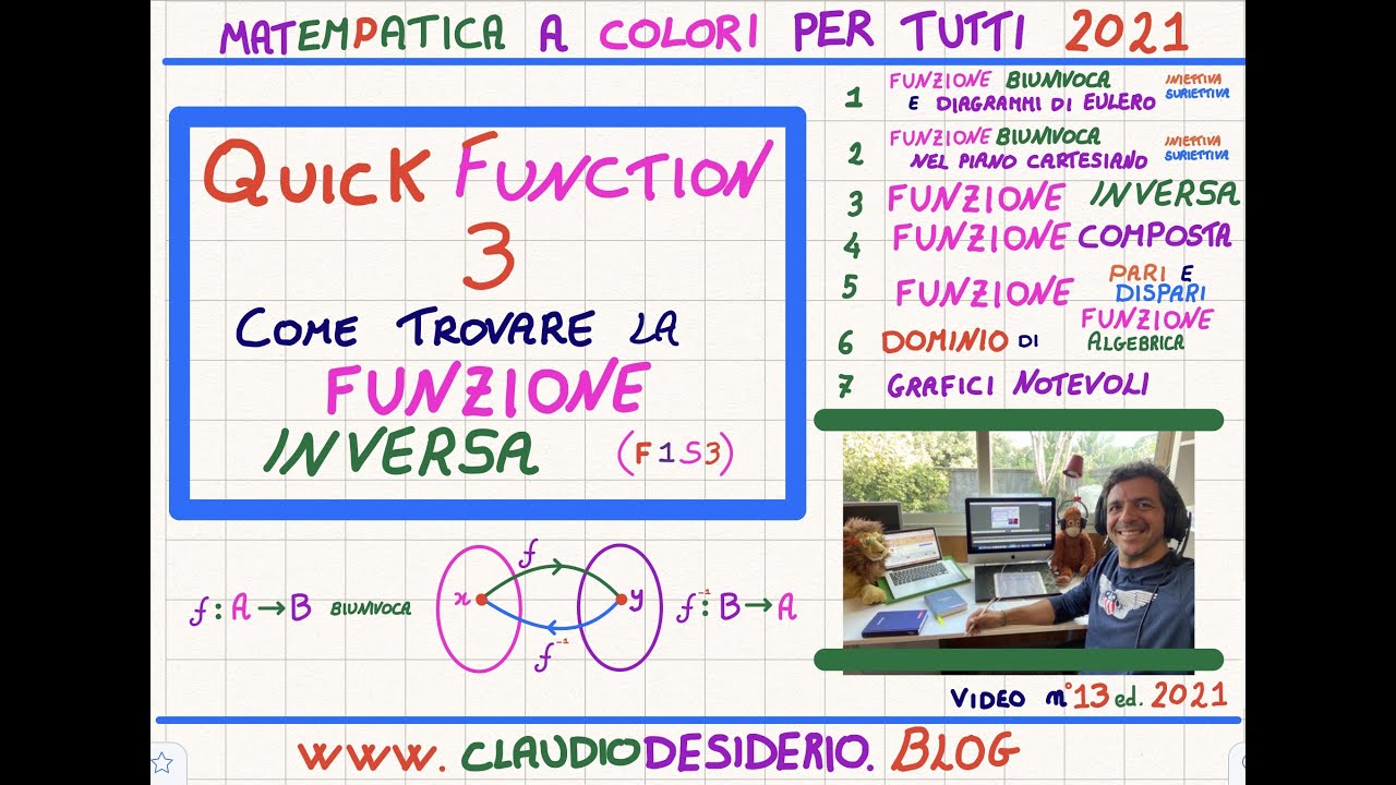 Funzione Inversa (Quick Function 3) 2021 - YouTube