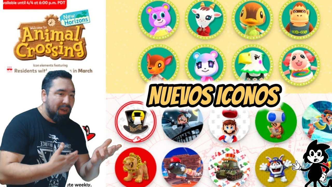 Como obtener nuevos iconos en tu Nintendo switch - YouTube