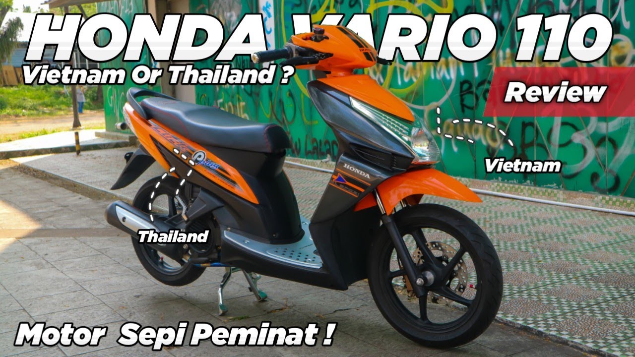 Review Honda Vario 110 Ala Click Thailand X Vietnam Style || Mirip Mio ...