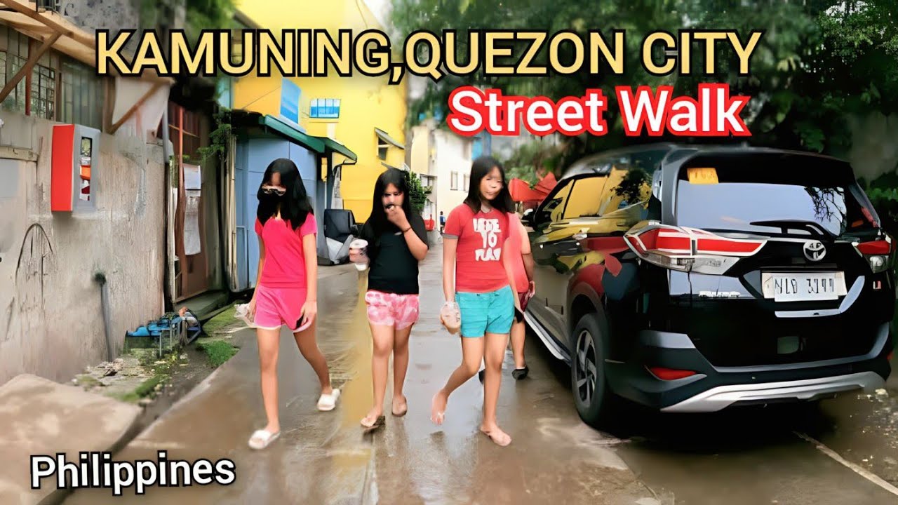 Walking Tour Barangay Kamuning Quezon city Philippines | 4K Walk Tour ...