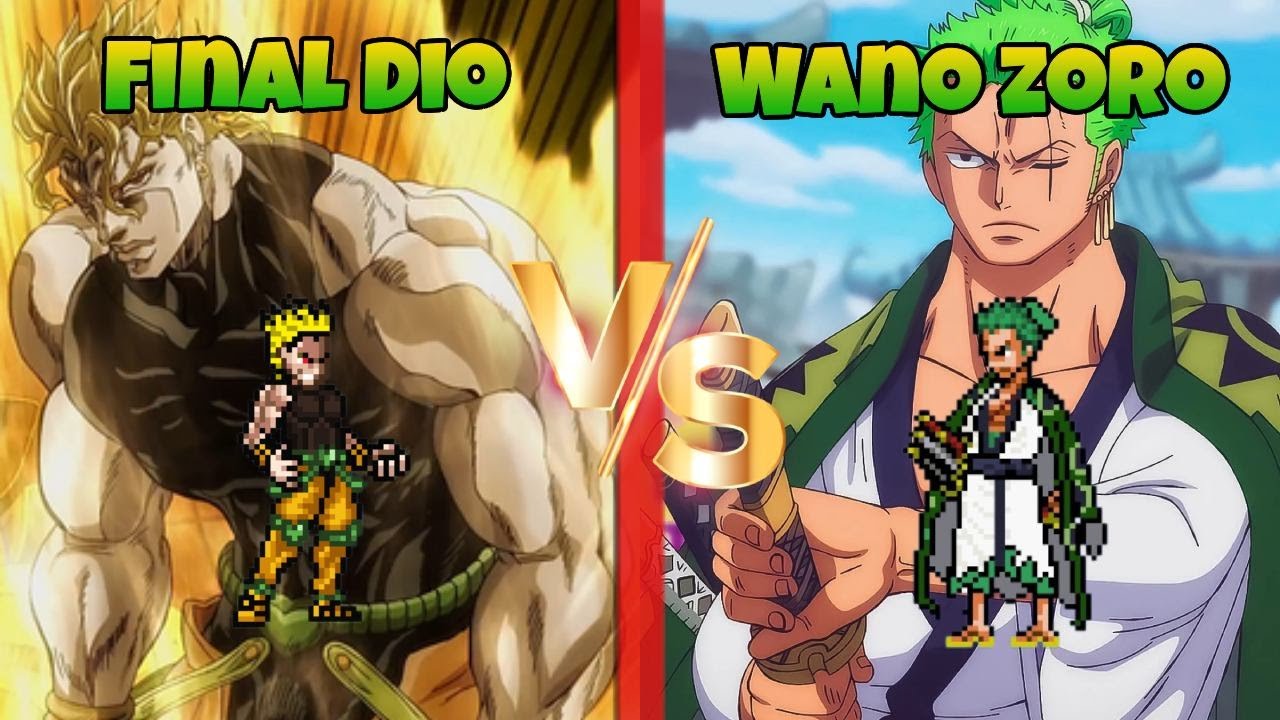 Jump Force MUGEN Final Dio Vs Wano Zoro - YouTube