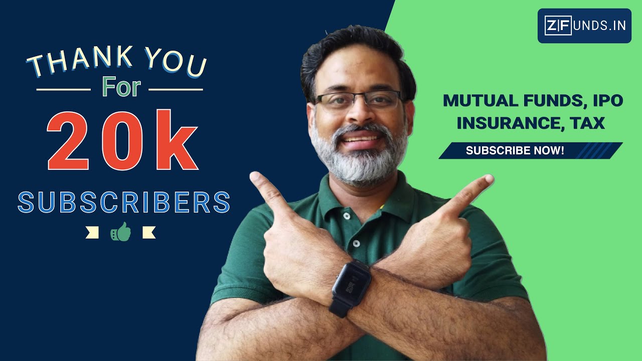20,000 subscribers on YouTube – June 2021 | Zfunds | Mutual Fund ...
