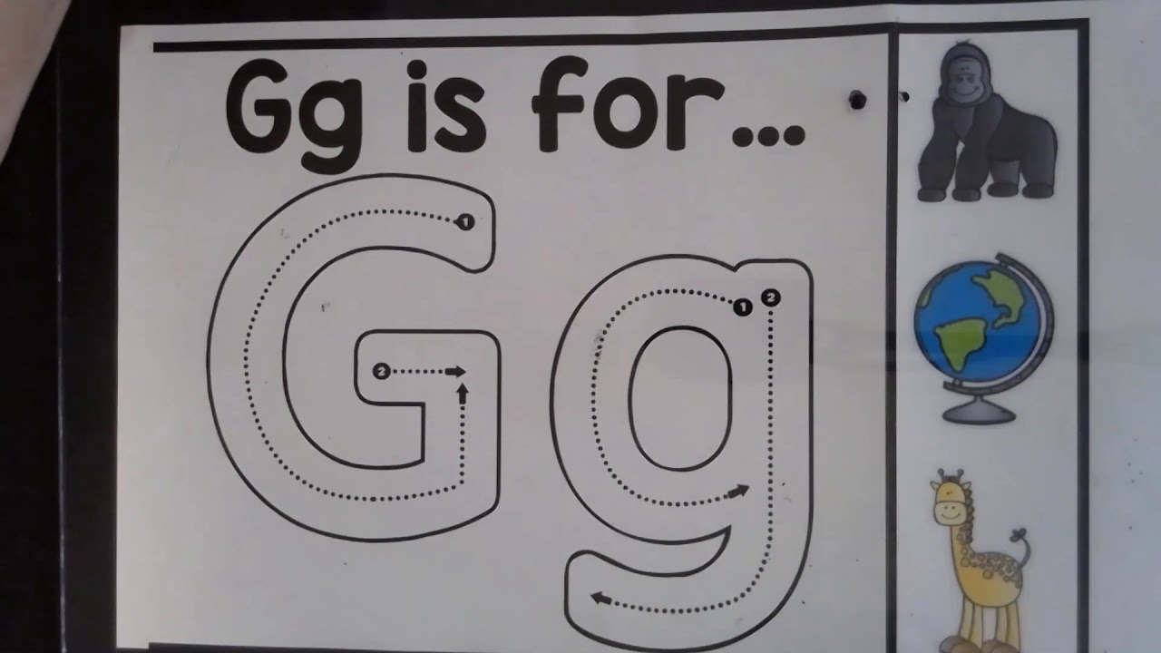 the letter g - YouTube