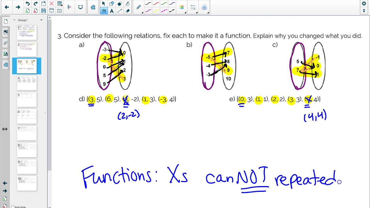 Algebra 1 - Unit 3 Test Review - YouTube
