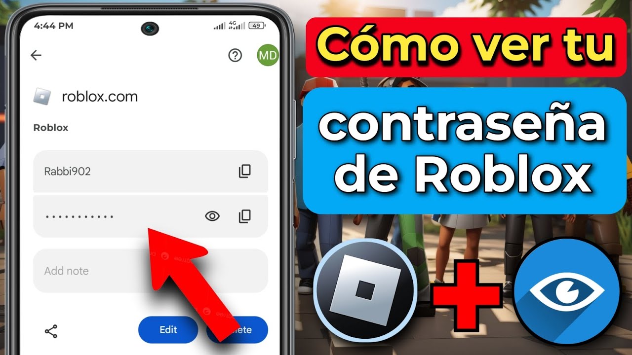 Cómo ver tu contraseña de Roblox en dispositivos móviles 2024 |(proceso ...