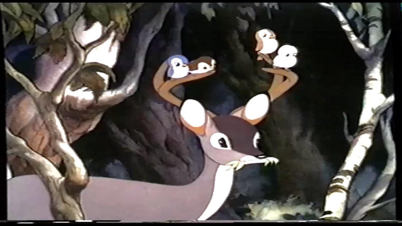 Snow White And The Seven Dwarfs: Deer (1937) (VHS Capture) (5) - YouTube