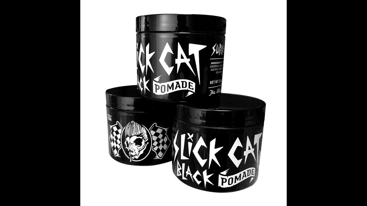 Slick Cat Black Pomade: Updated Hold - Hair Product Review - YouTube