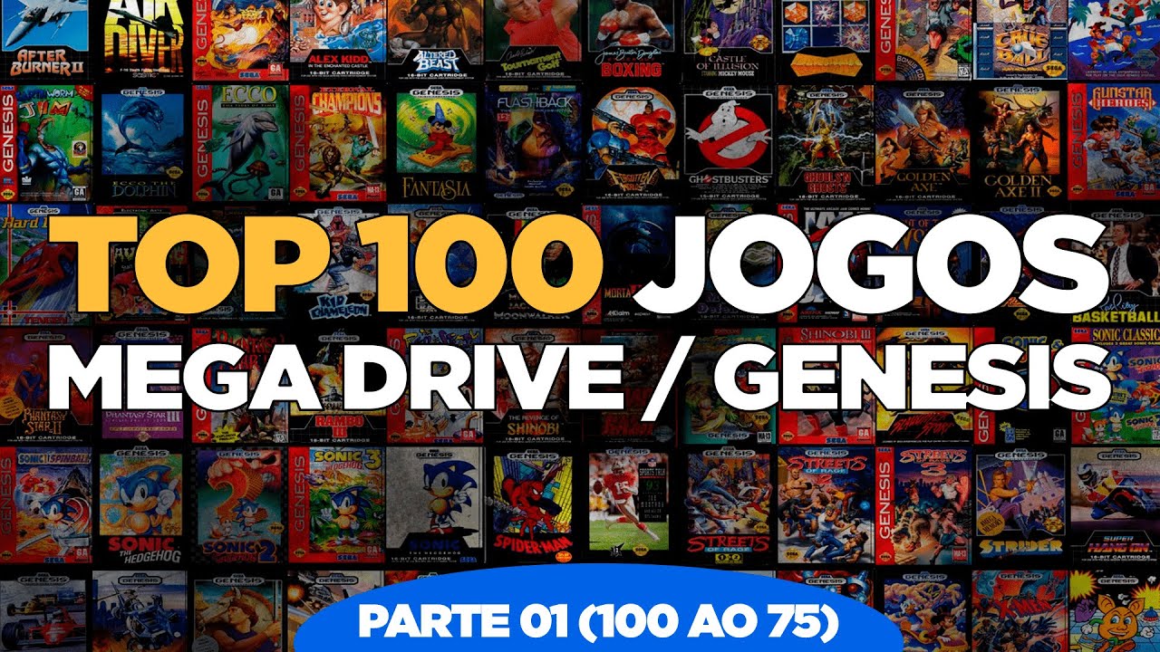 TOP 100 MELHORES JOGOS CLÁSSICOS MEGA DRIVE GENESIS PARTE 01 - YouTube