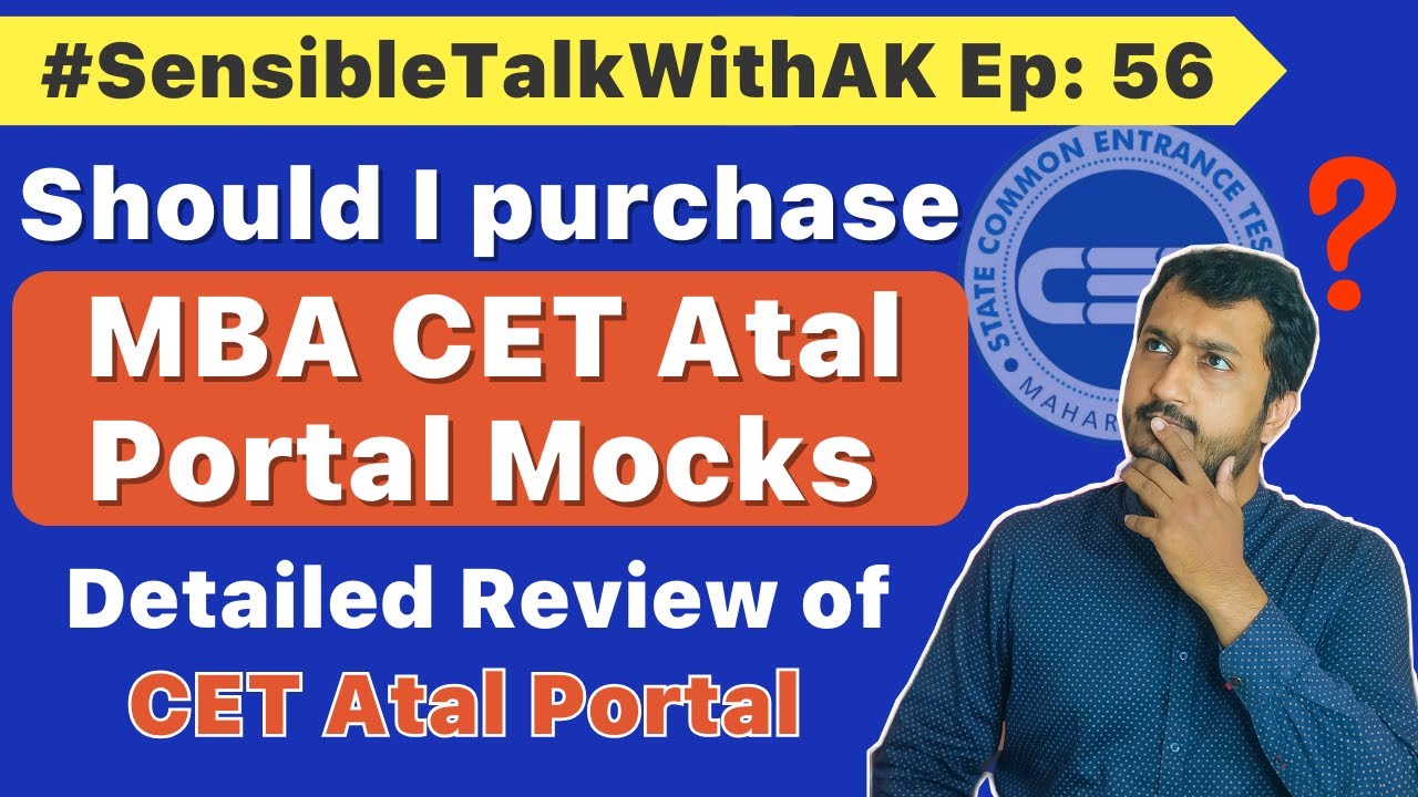 Should I purchase MBA CET Atal Portal Mocks | Review of CET Atal Portal ...