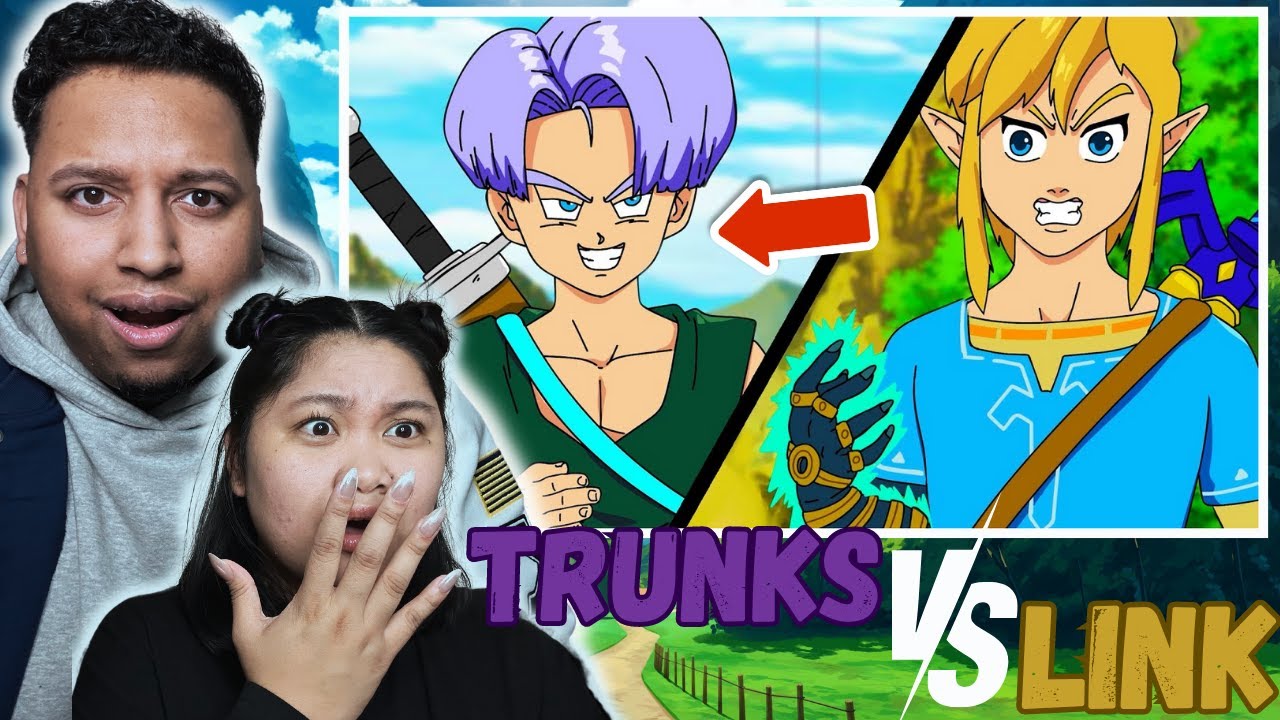 Trunks vs Link - Rap Battle | Couple Reacts - YouTube