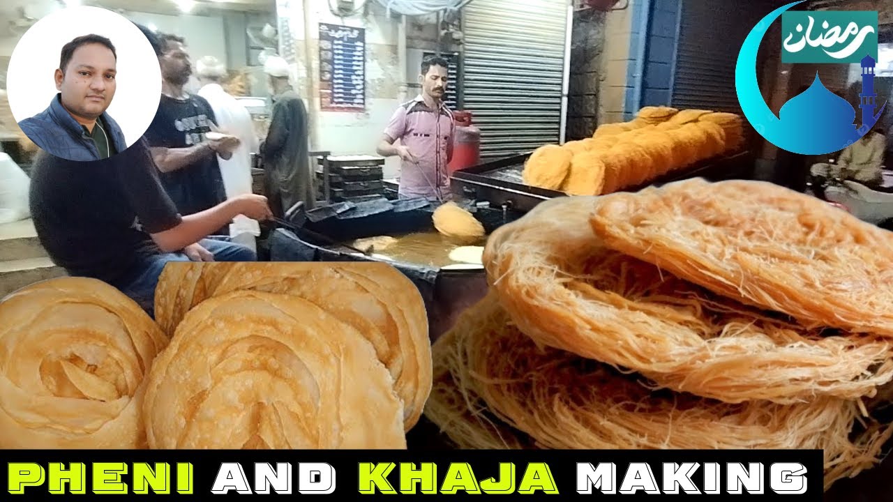 Amazing PHENI Cooking Skills | RAMADAN Street Sweet Dish | Pheni Making ...