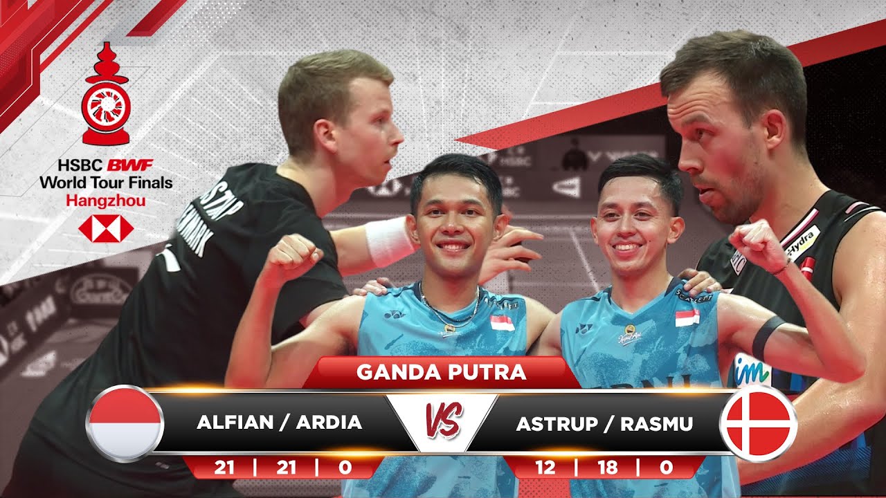 INA (2) VS (0) DNK - Ganda Putra : ALFIAN/ARDIA Vs ASTRUP/RASMU | HSBC ...