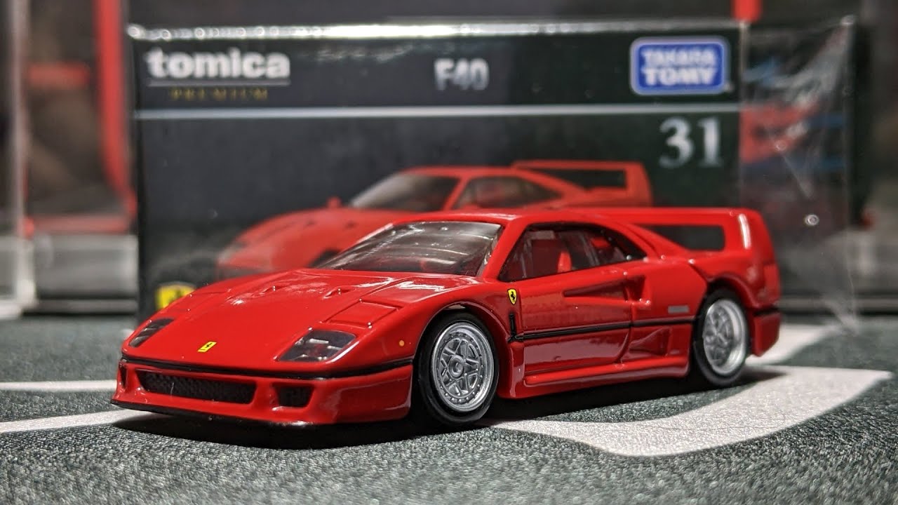 Tomica Premium No. 31 Ferrari F40 - YouTube