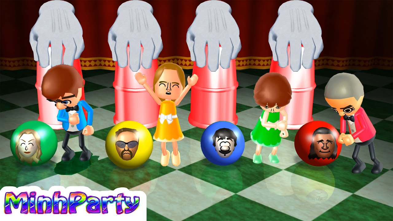 Wii Party Minigames Collection Dr.Mario Vs Theo Vs Lucia Vs Matt - YouTube