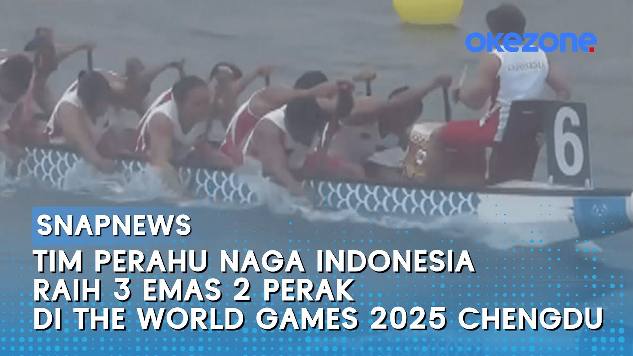 Tim Perahu Naga Indonesia Raih 3 Emas 2 Perak di The World Games 2025 ...