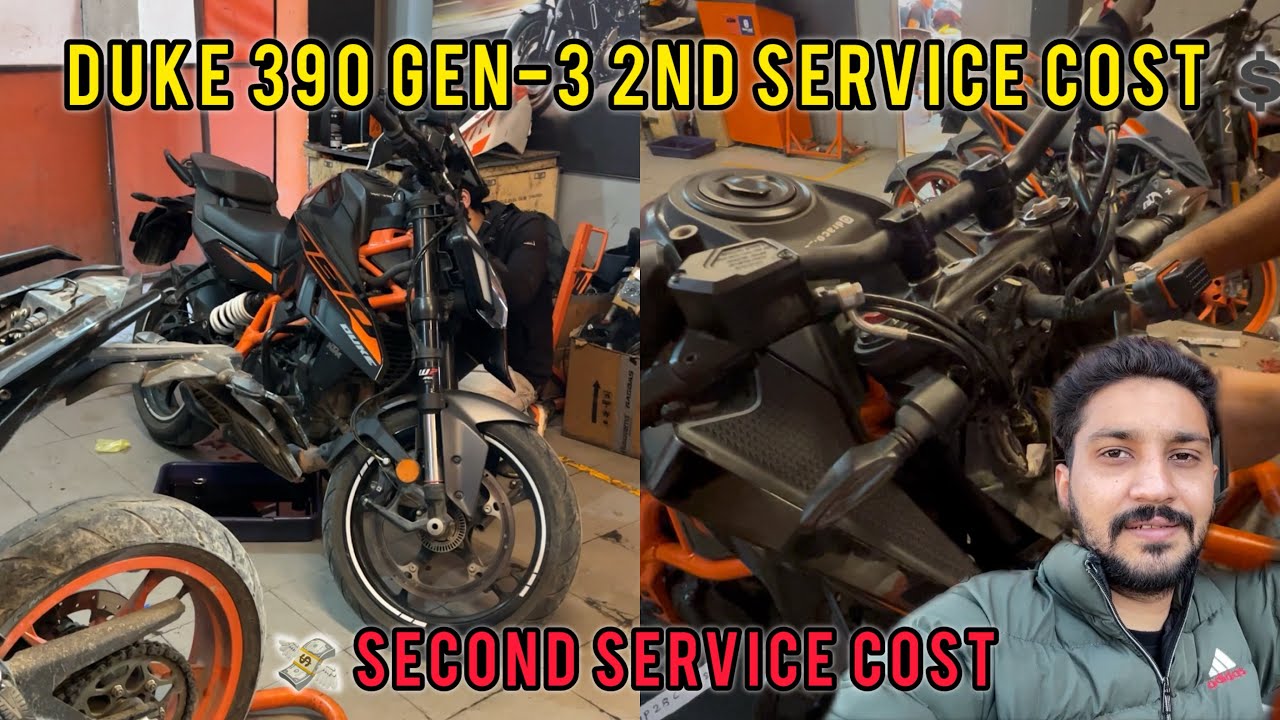 Duke 390 Gen-3 Second Service Cost | Real Prices & What You Should Know ...