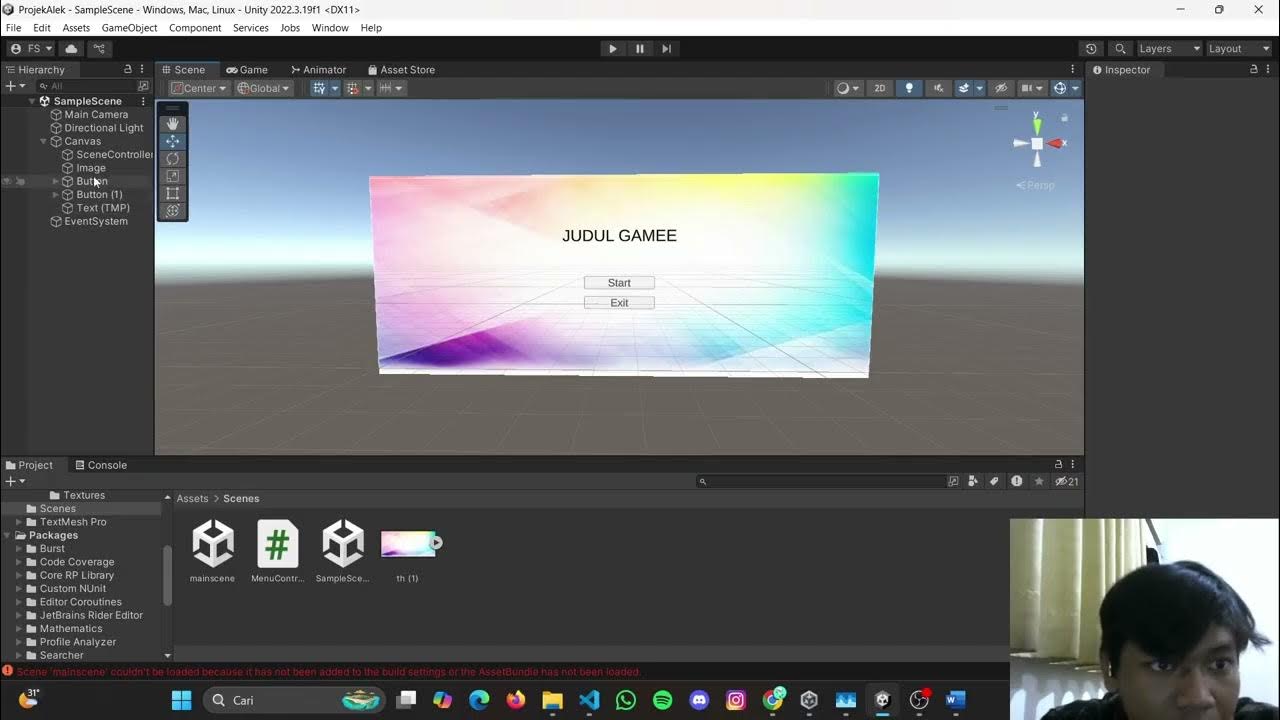 SC 4 Pemrograman Game 152022158 - Alexander - YouTube