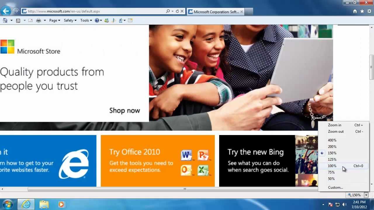 Learn Windows 7 - Internet Explorer Toolbars - YouTube