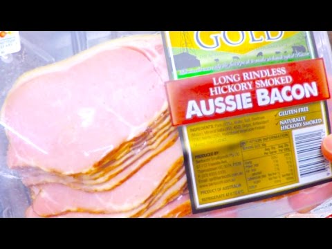 Australian Supermarket Bacon Section Walkthough - YouTube