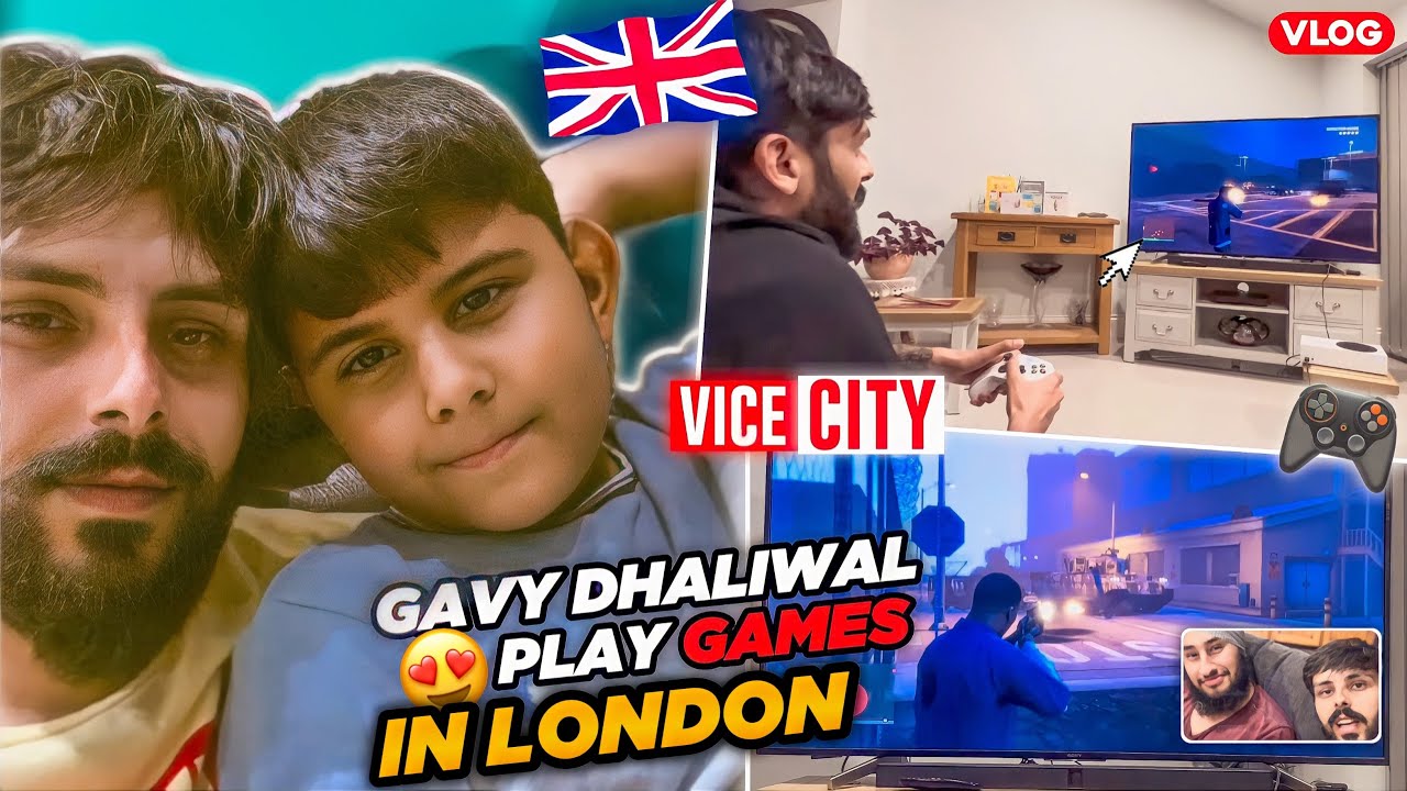 GAVY DHALIWAL PLAY GAMES🎮 IN LONDON🇬🇧 || GAVY DHALIWAL VLOGS - YouTube