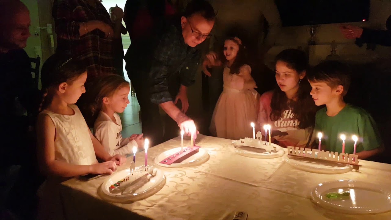 Hanukkah celebration (the Jewish Festival of Lights) - Chanukah songs ...