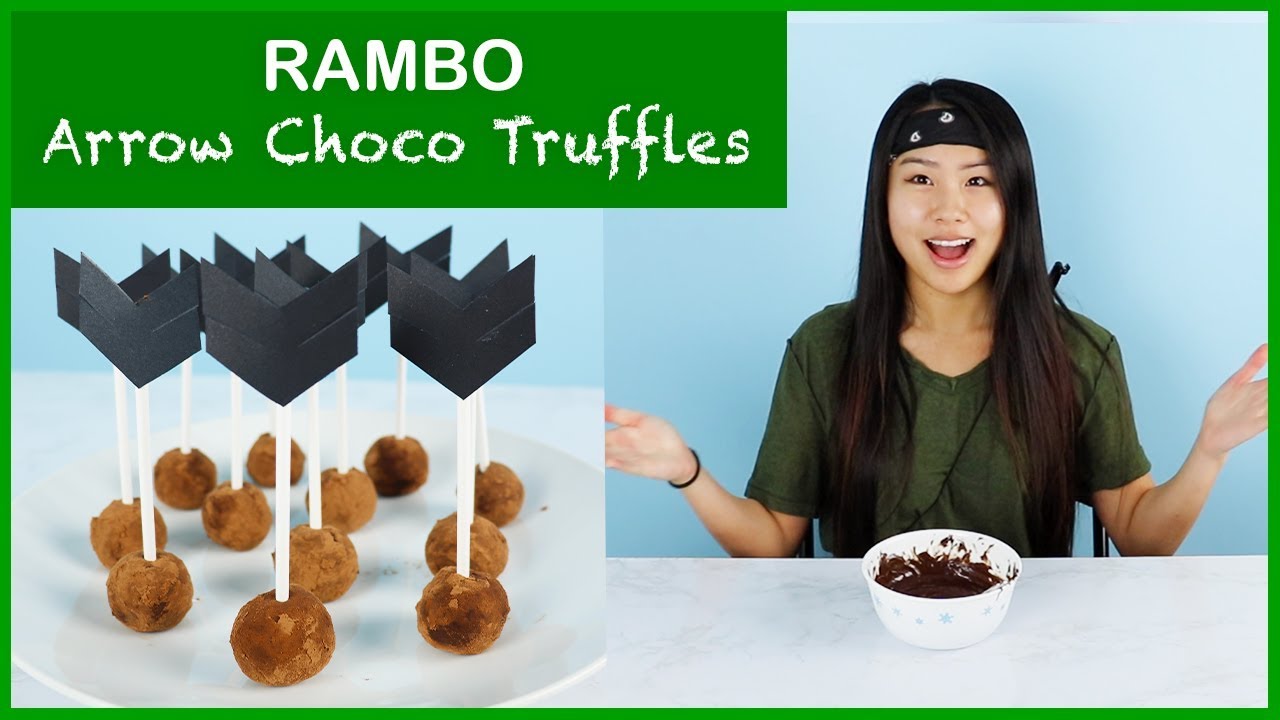ASMR With Music | How To Make Rambo Arrow Chocolate Truffles - YouTube