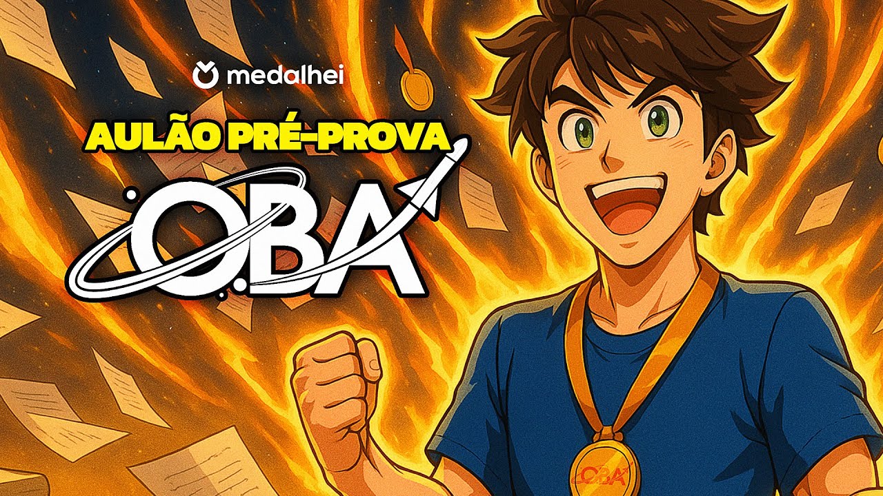 AULÃO PRÉ-PROVA OBA 2025 | Revisão Níveis 3 e 4 | Olimpíada Brasileira ...