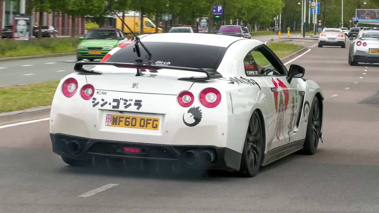 40+ Nissan GT-R R35 Accelerating LOUD! 1642HP JM1800R GT-R, 1200HP ...
