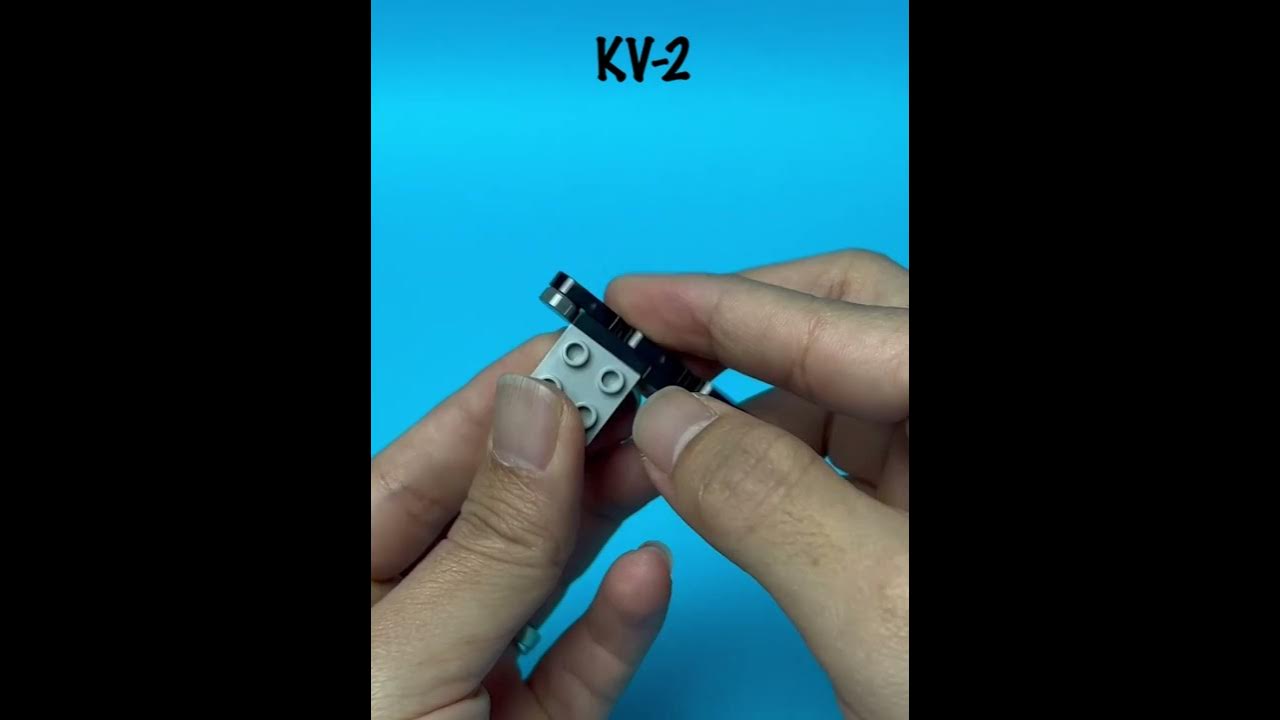 How to build a Lego KV-2 Tank! #lego #ww2lego #tutorial #legowwii #tank #kv2 - YouTube