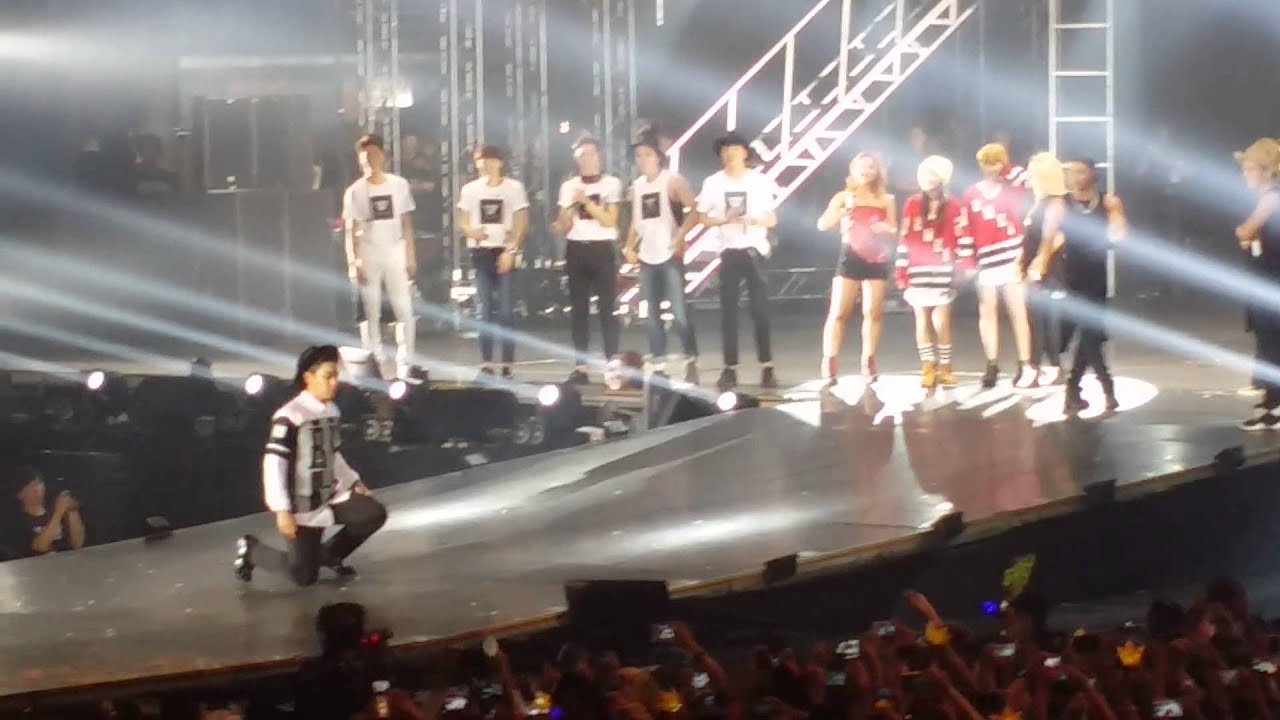 140914 YG family concert in sg - Encore Introduction - YouTube