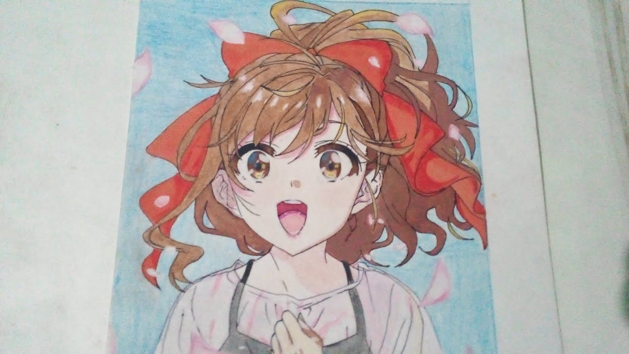 Drawing Suzune Miyama from Selection project. Speed drawing. - YouTube