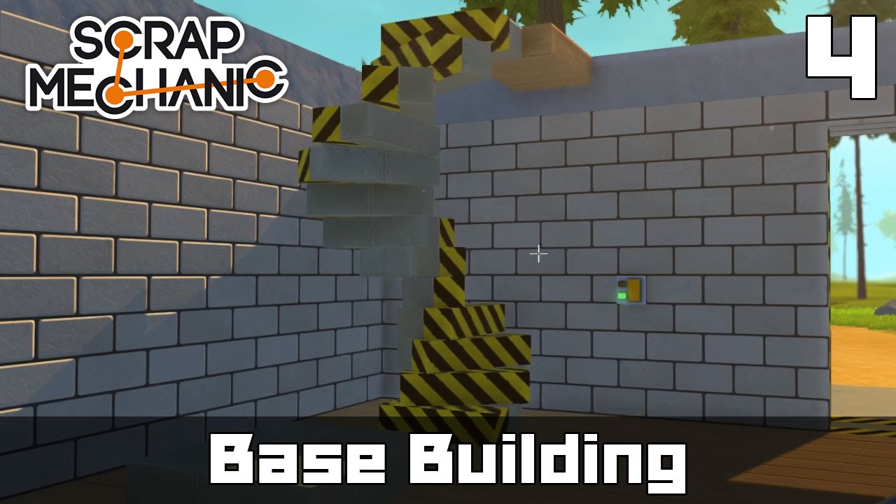 Let's Play Scrap Mechanic - Base Building Part 4 - Spiral Staircase ...