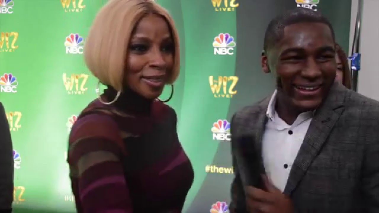 Mary J. Blige Hugs TV Host Kamaron Leach & Talks Role as 'Wicked Witch ...