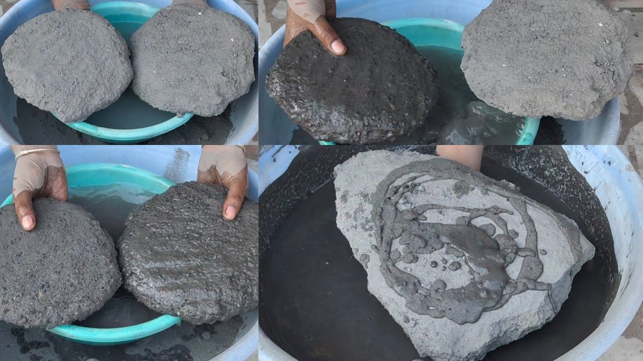 charcoal ashes| slabs |crumbling dry and water 💦| sa asmr | - YouTube