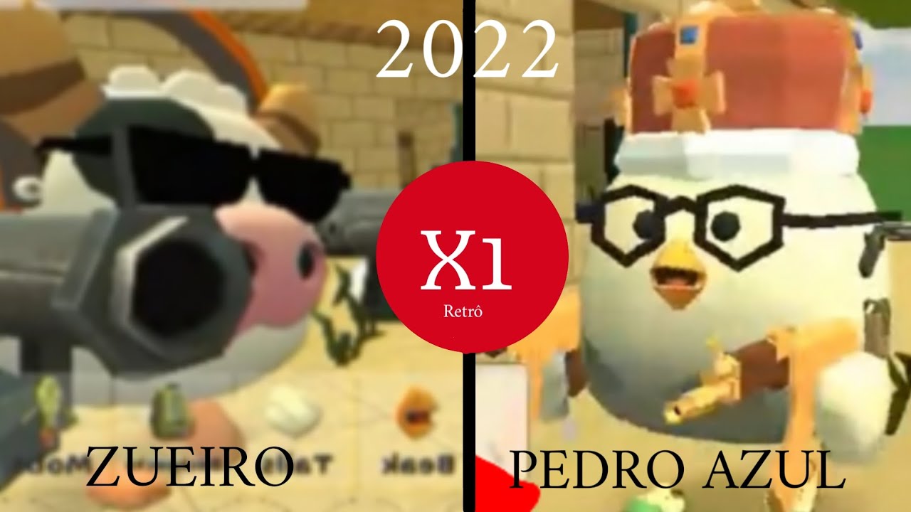 x1 retrô, Zueiro EC vs Pedro Chicken Gun - YouTube