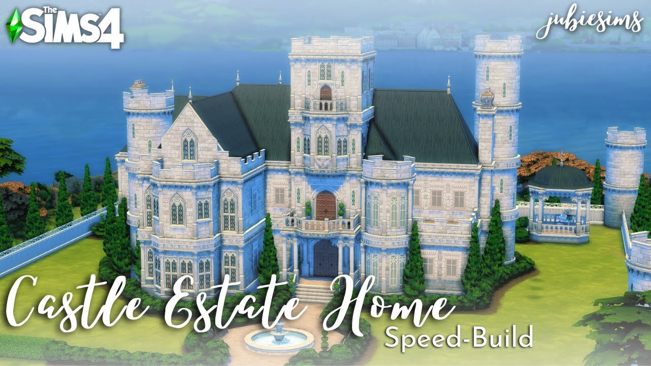 Castle Estate House | Sims 4 Speed Build | ASMR - YouTube